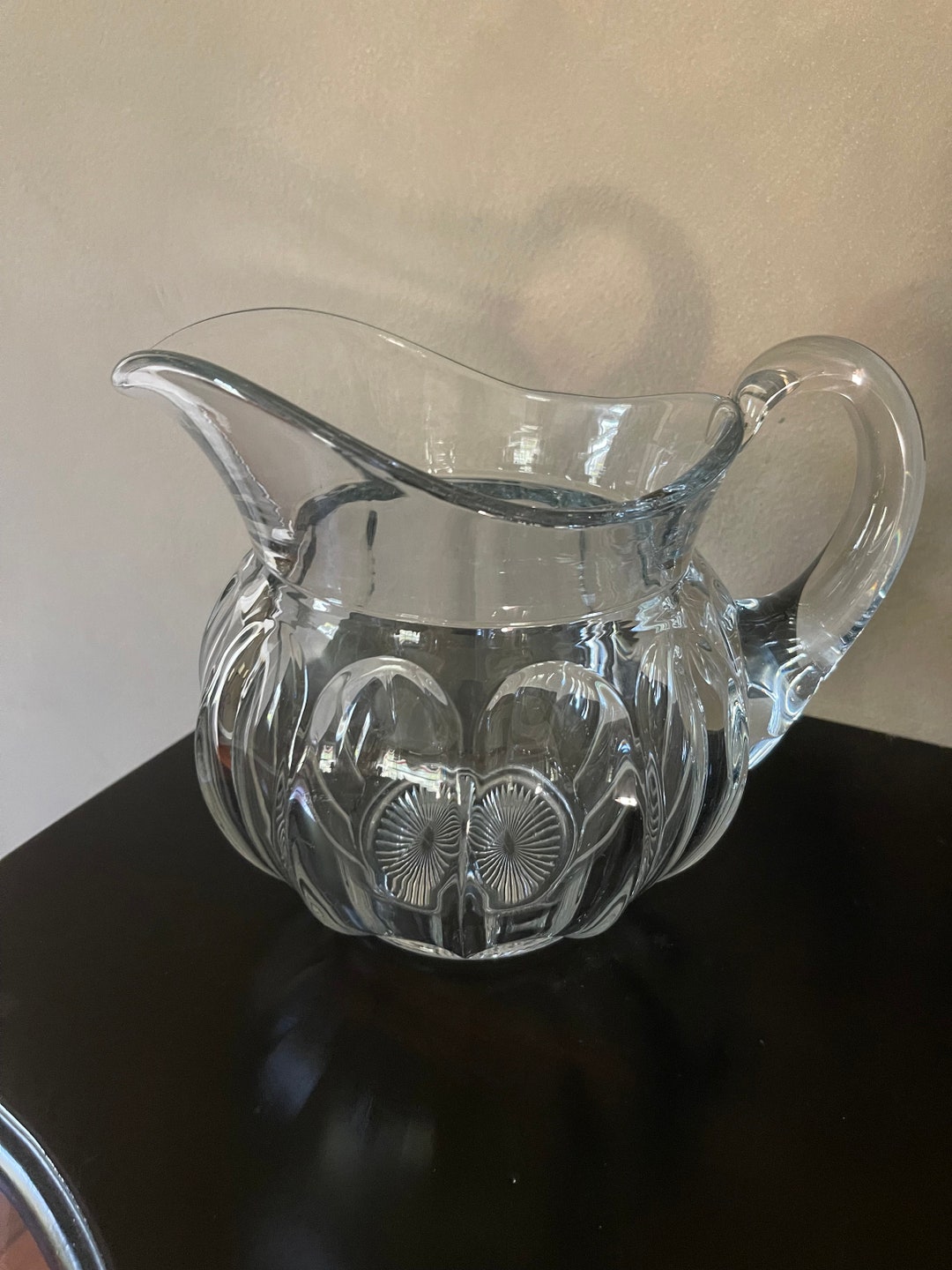 Vintage Collectible Heisey Water Pitcher Colonial Clear Glass 42 Oz - Etsy