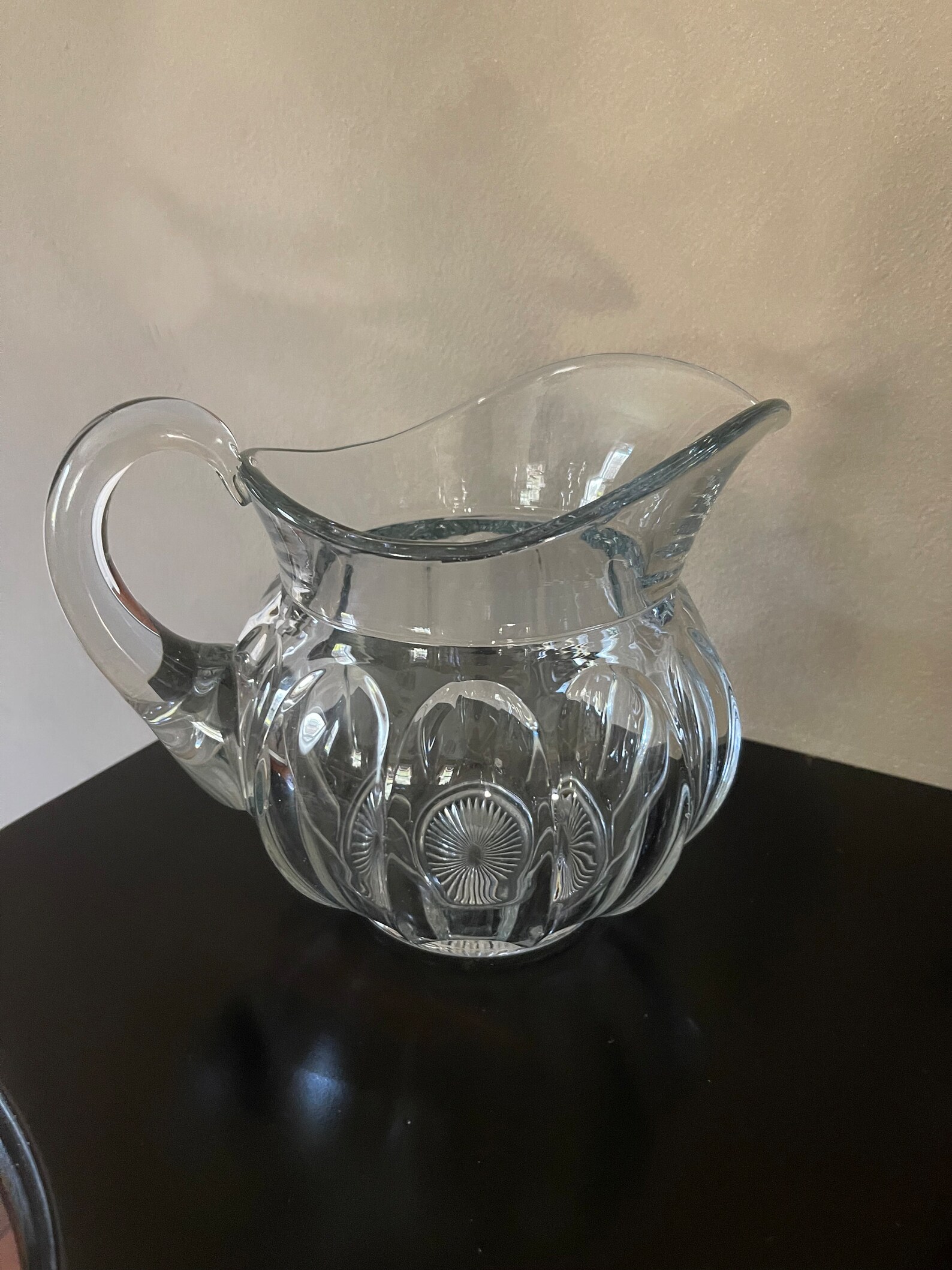 Vintage Collectible Heisey Water Pitcher Colonial Clear Glass - Etsy