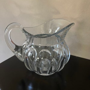 Vintage Collectible Heisey Water Pitcher Colonial Clear Glass 42 Oz - Etsy