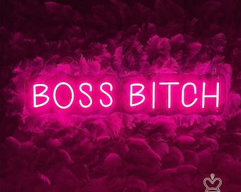 Boss Girl Neon Sign - Etsy