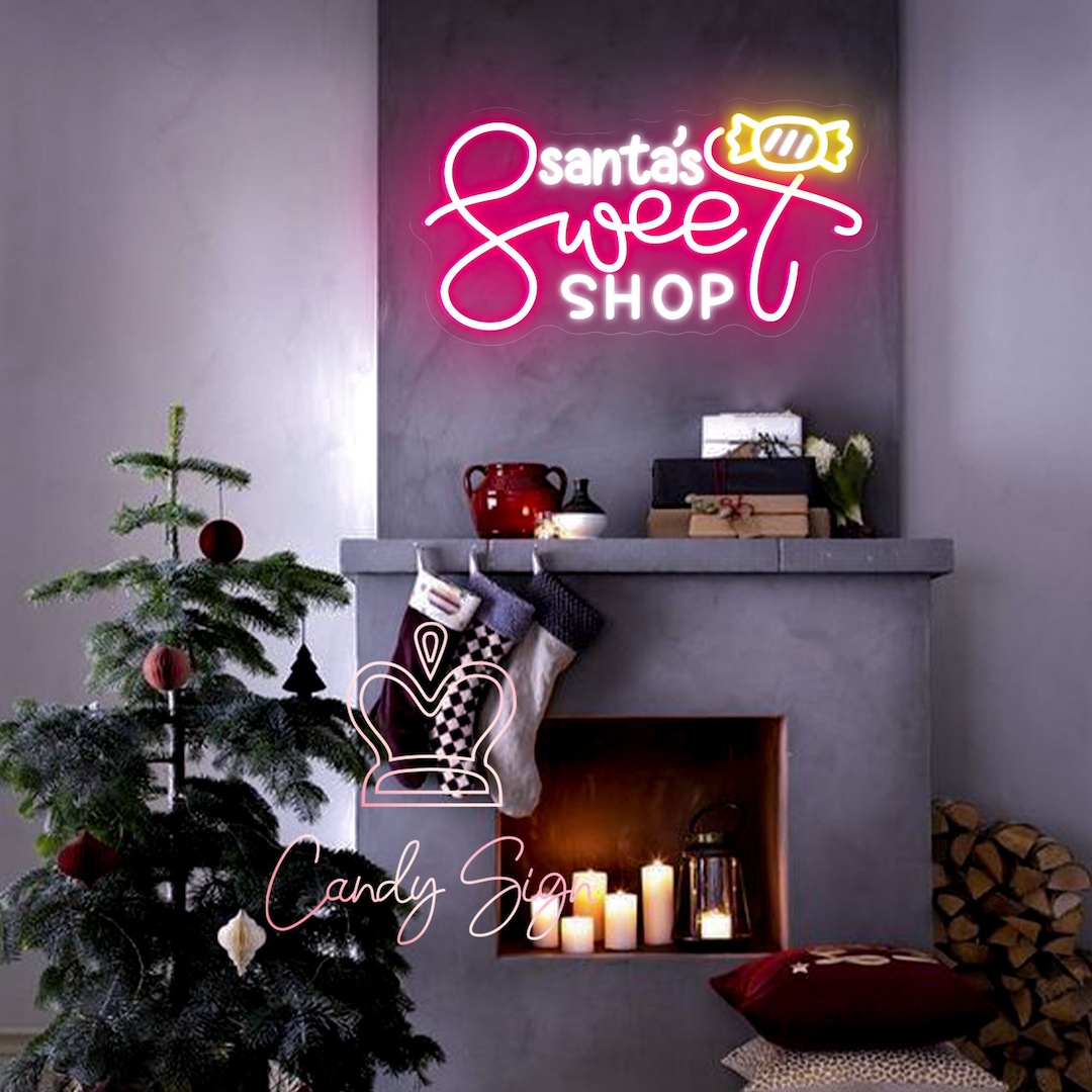 Custom Sweet Shop Neon Sign,candy Shop Neon Light,candy Store Decor ...