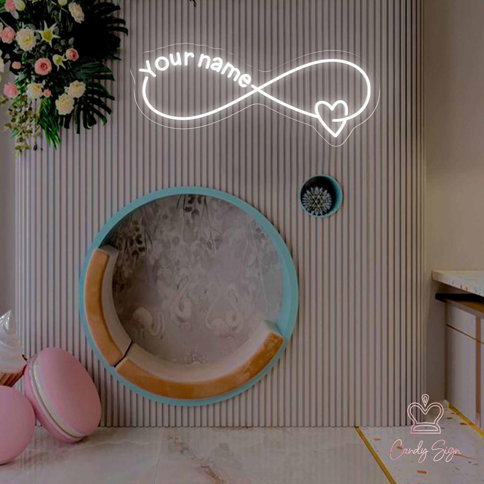 Custom Infinity Neon Signinfinity Sign With Name Anniversary - Etsy