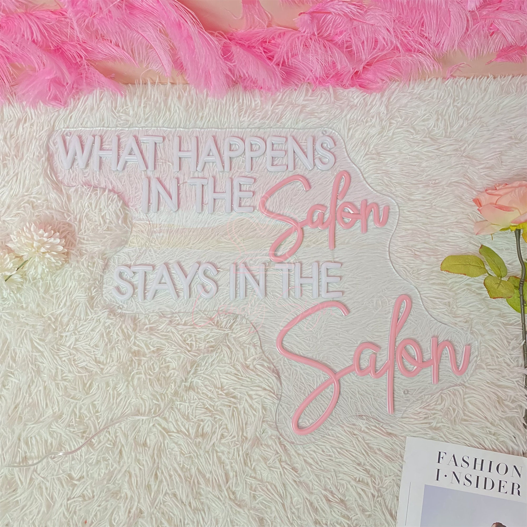 What Happens in the Salon Stays in the Salon Neon Sign,custom Beauty ...