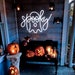 Spooky Boo Neon Sign Custom Halloween Led Light Sign Cute Ghost Light ...