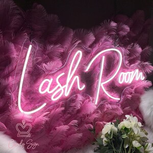 Lash Room Neon Sign,custom Salon Sign,beauty Room Decor,salon Signage ...