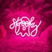 Spooky Boo Neon Sign Custom Halloween Led Light Sign Cute Ghost Light ...