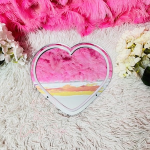 Custom Heart Mirror Neon Sign,y2k Mirror Neon Wall Art,beauty Salon ...