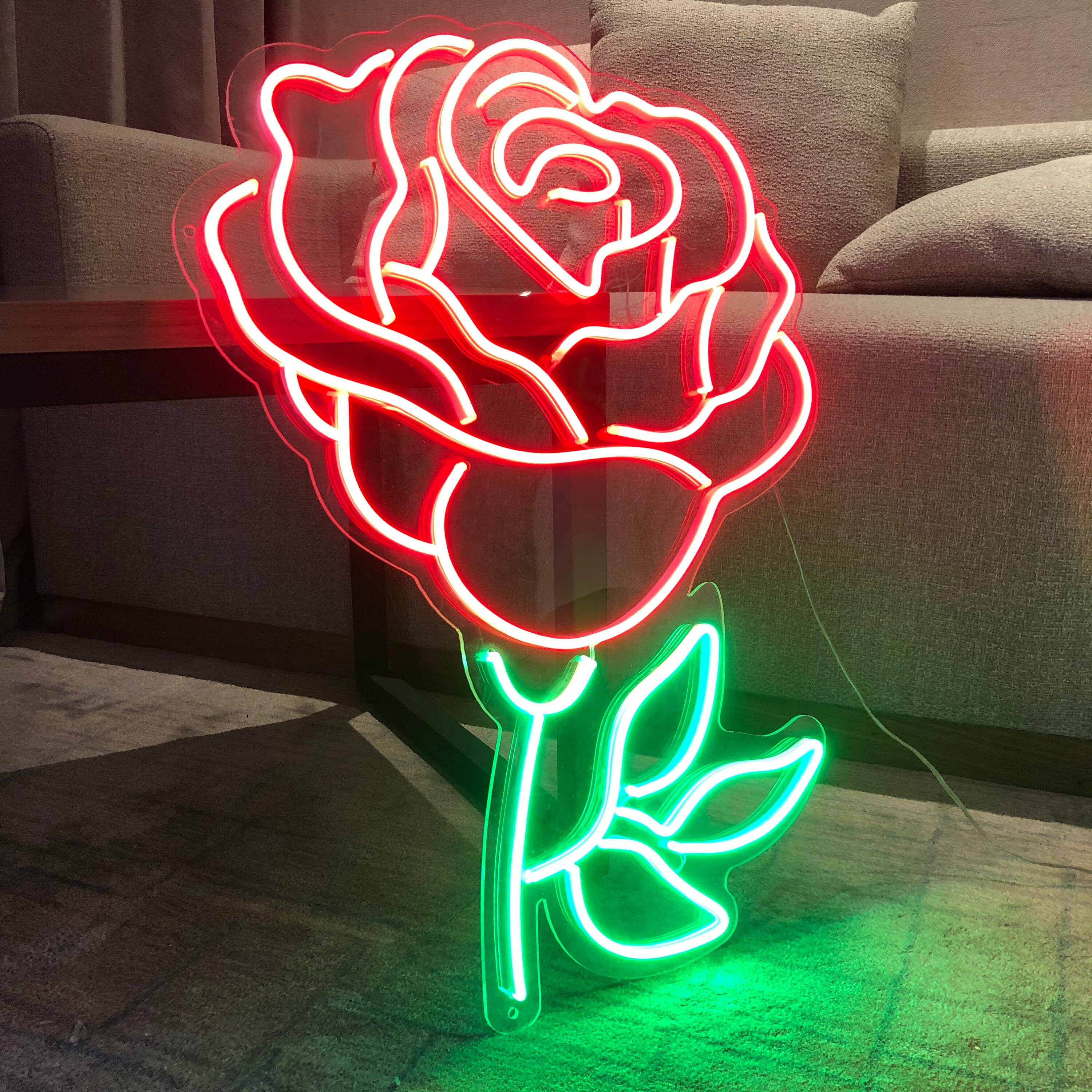 Rose Neon Sign Custom Neon Sign Wedding Custom Neon Sign LED | Etsy