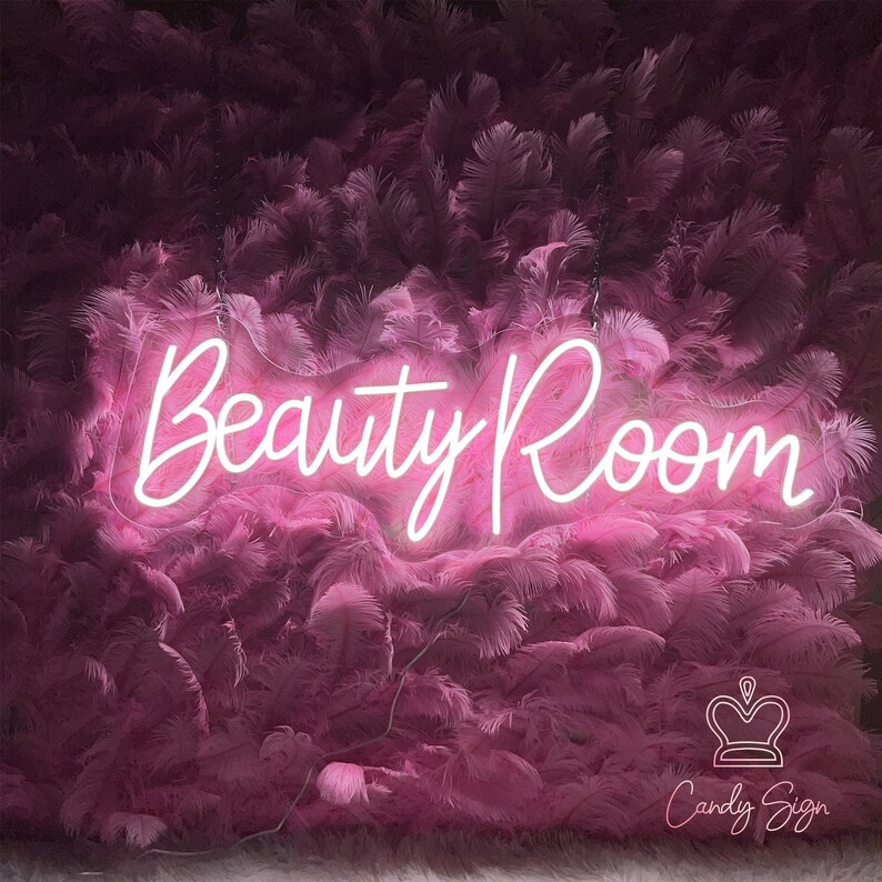Beauty Room Neon Signcustom Salon Neon Signbedroom Home - Etsy