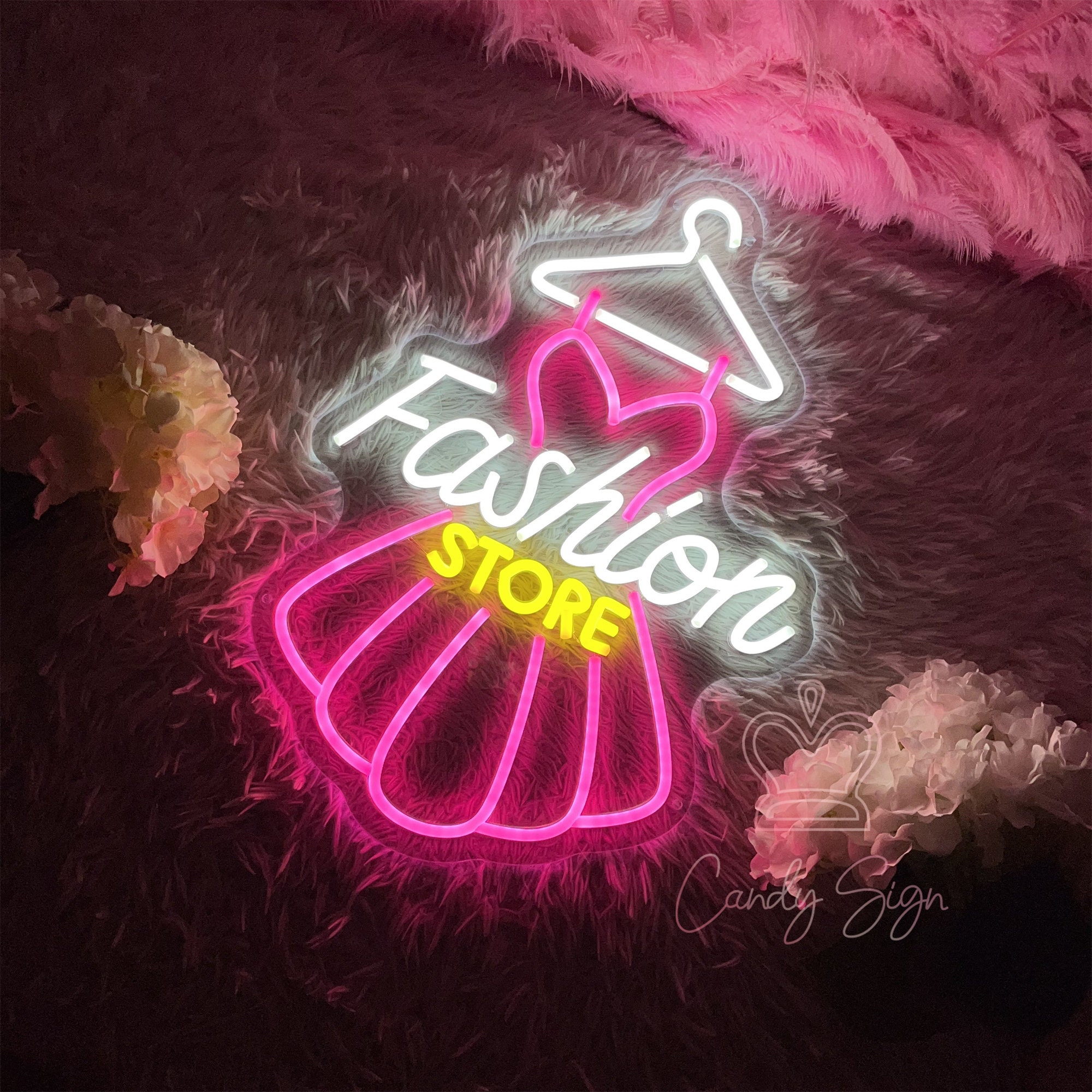 Fashion Store LED Neon Sign, Clothing Boutique Decor - Etsy