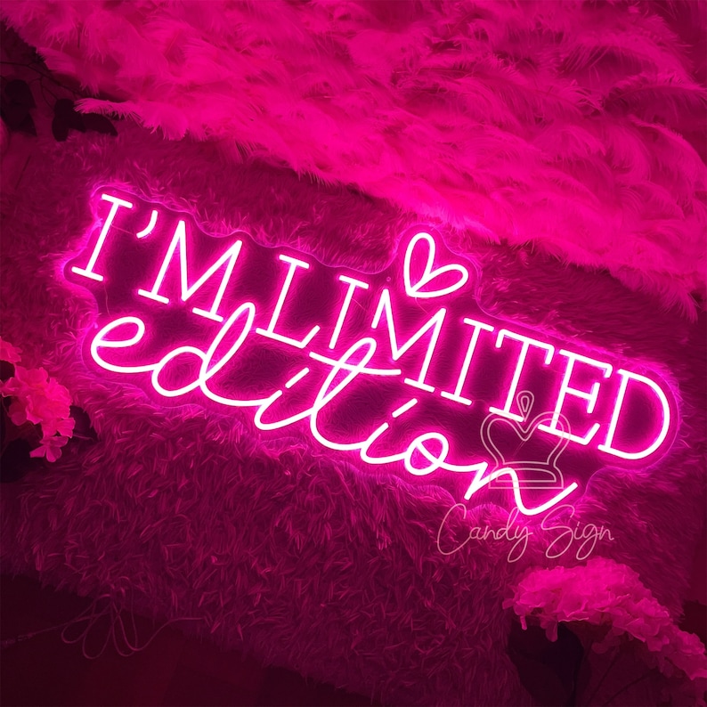 I'm Limited Edition LED Neon Sign,custom Beauty Room Light Sign,beauty ...