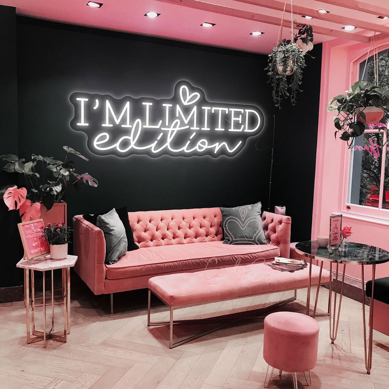 I'm Limited Edition LED Neon Sign,custom Beauty Room Light Sign,beauty ...