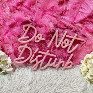 Do Not Disturb Neon Sign,custom LED Neon Sign,game Room Home Dorm ...