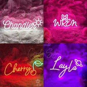 Custom Name Neon Sign,baby Birthday Party Gift,kid Room Toy,home Wall ...