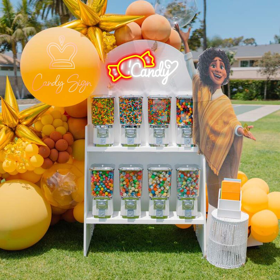 Custom Candy Bar Led Light Sign,sweet Candy Light up Sign,candy Bar ...