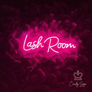 Lash Room Neon Sign,custom Salon Sign,beauty Room Decor,salon Signage ...