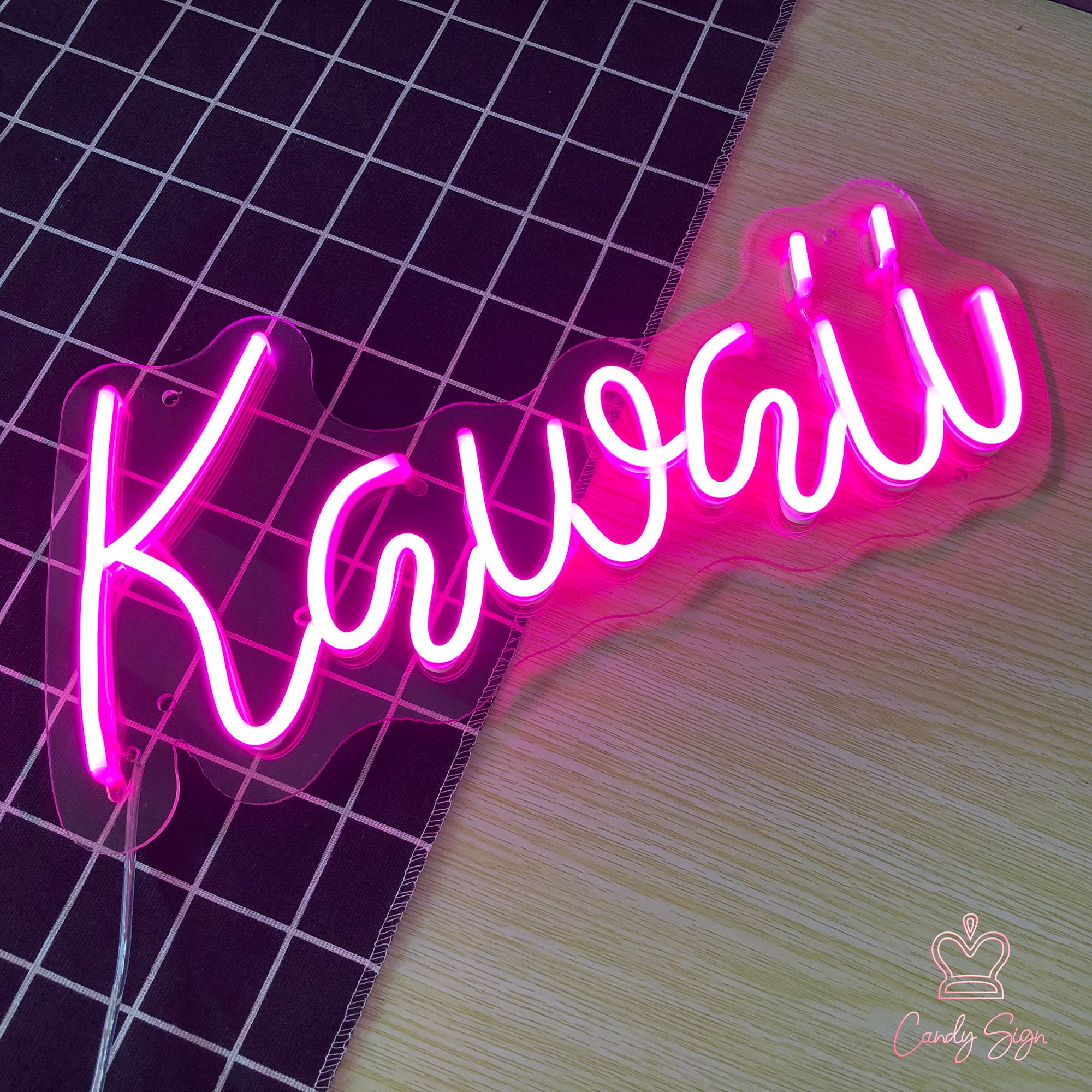 Kawaii Neon Sign LED Neon Sign Handmade Custom Pink LED | Etsy