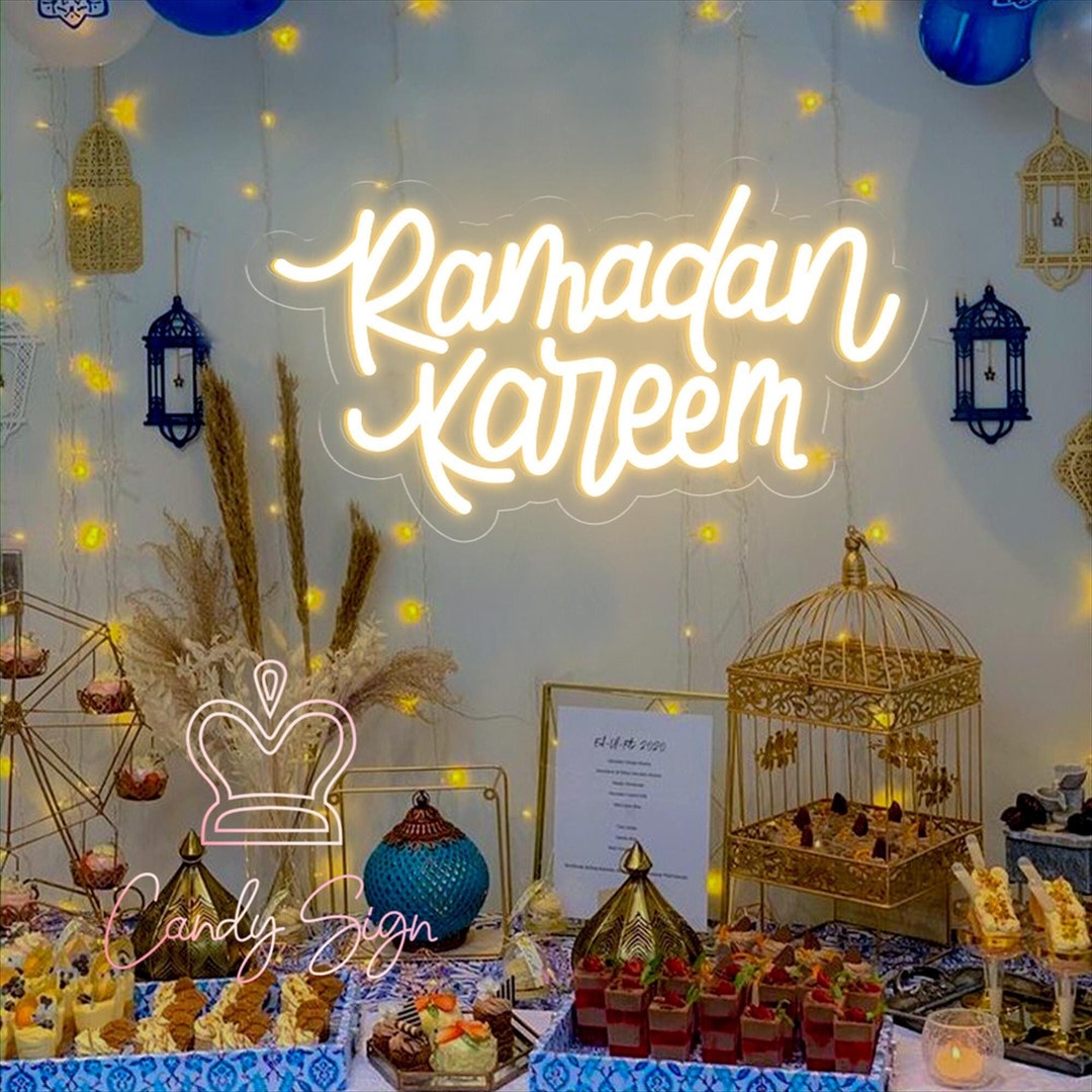 Ramadan Kareem Neon Sign,custom Eid Mubarak LED Neon Sign,ramadan ...