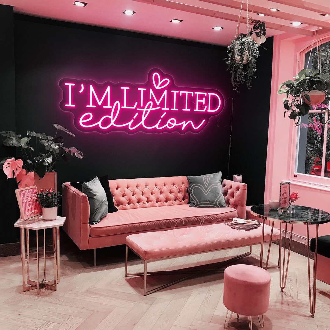 I'm Limited Edition LED Neon Sign,custom Beauty Room Light Sign,beauty ...