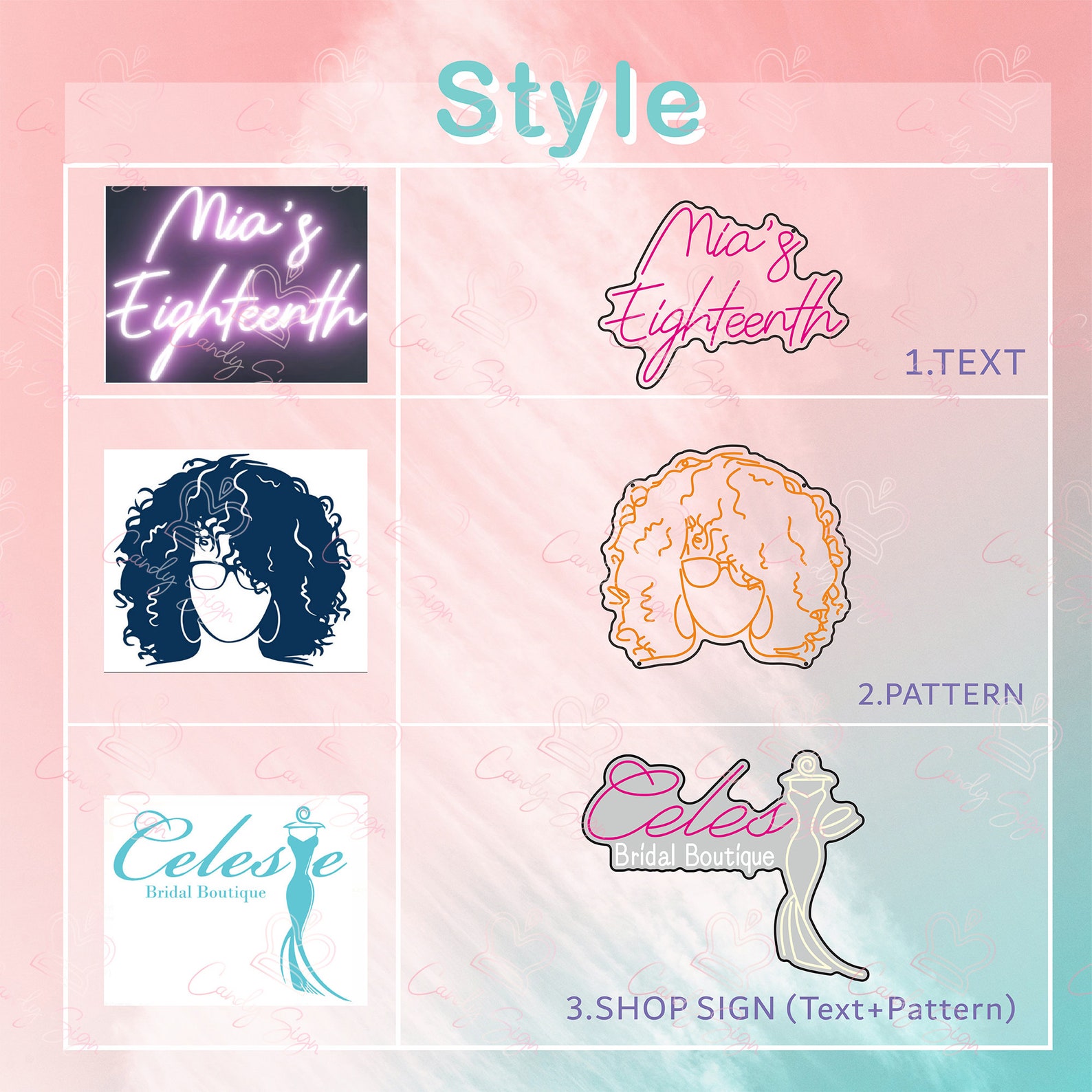 Pink Neon Sign Customled Sign for Salon Nailbeauty Roomneon - Etsy