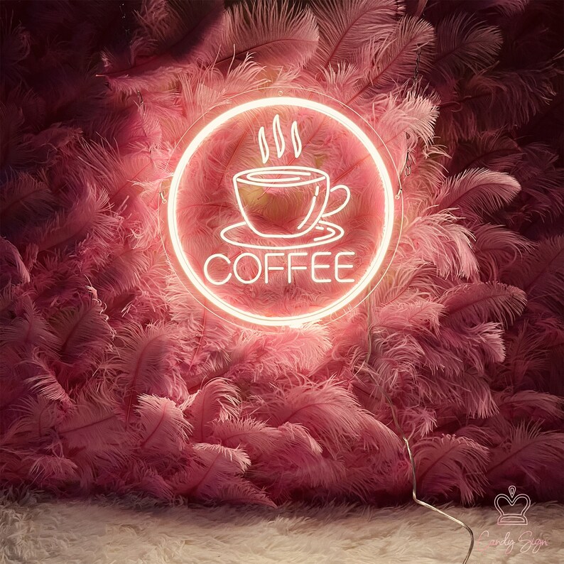 Coffee Bar Sign3d Engrave USB Neon Sign for Coffee - Etsy