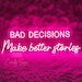 Bad Decisions Make Better Stories Neon Sign,custom Beauty Salon Neon ...