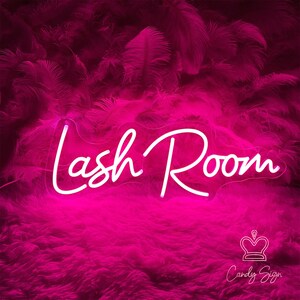 Lash Room Neon Sign,custom Salon Sign,beauty Room Decor,salon Signage ...