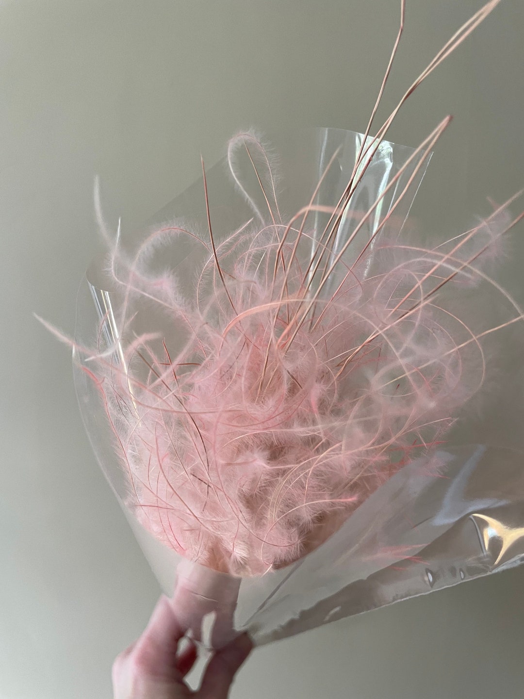 Pink Cotton Candy Grass, Pink Wispy Grass, Wedding Flowers, Pink Filler ...