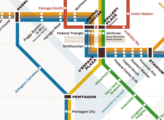 Washington Dc Metro Map Subway