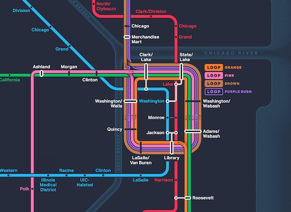 Chicago L Train Map Route How To Guide: Riding The 'L' (Trains) CTA