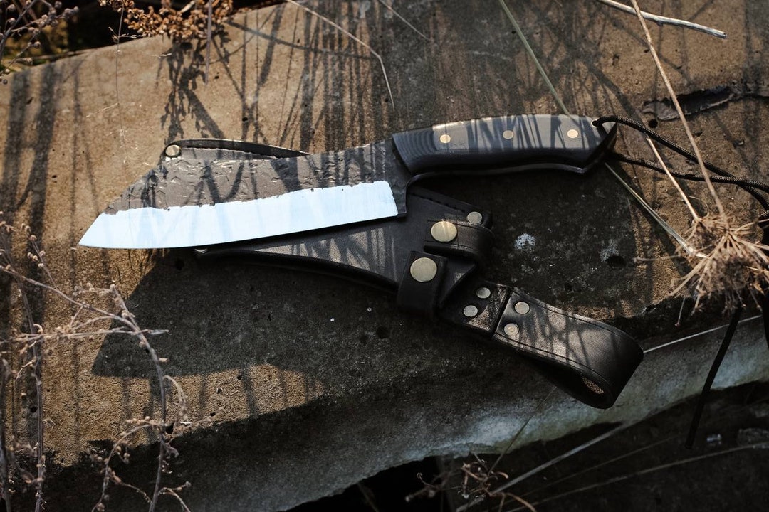 Universal Ax Knife. Handmade Butcher Knife, Large Kitchen Knife ...
