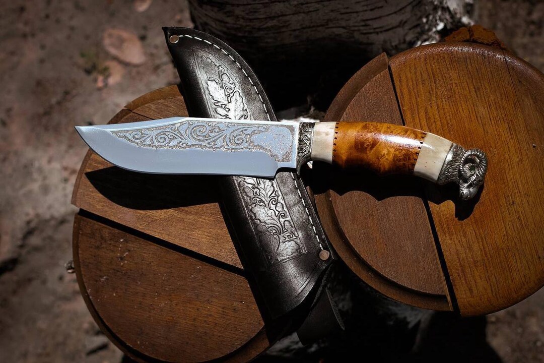 Handmade Knife argali. Exclusive Knife, Gifts for Men, Hunting,hiking ...