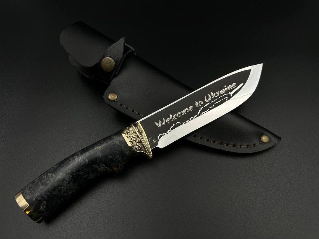 Handmade Knife himars. Ukraine Trophy War, Gift for Men, Hunting Knife ...