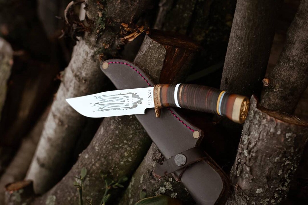 Ukrainian Handmade Knife "trident". Ukrainian Symbols, Survival ...