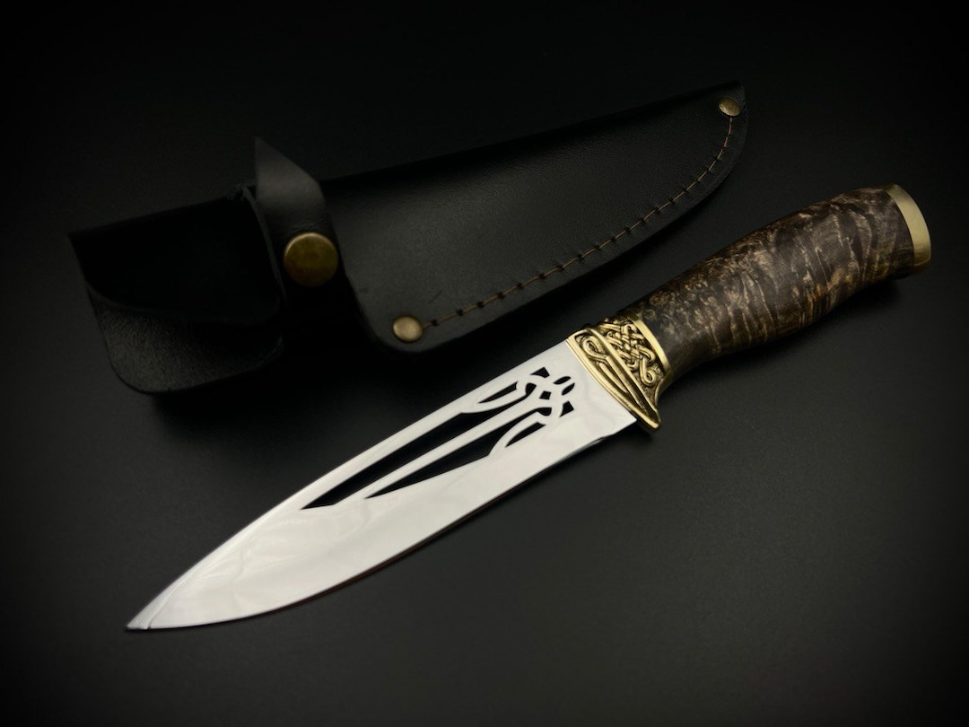 Handmade Knife trident. Ukraine Trophy War, Emblem of Ukraine, Tryzub ...