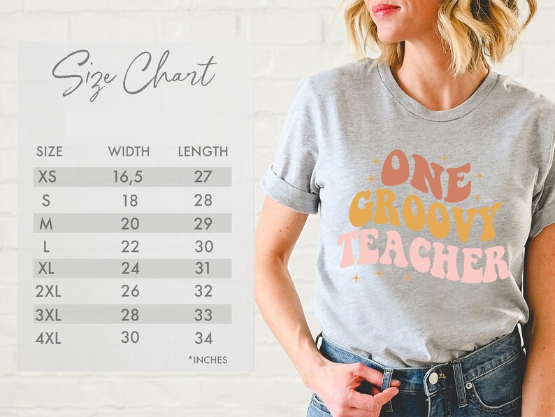 One Groovy Teacher Shirt groovy Teacher Appreciation Retro - Etsy