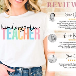 Kindergarten Teacher Shirt, Gift for Kindergarten Teacher, Kindergarten ...
