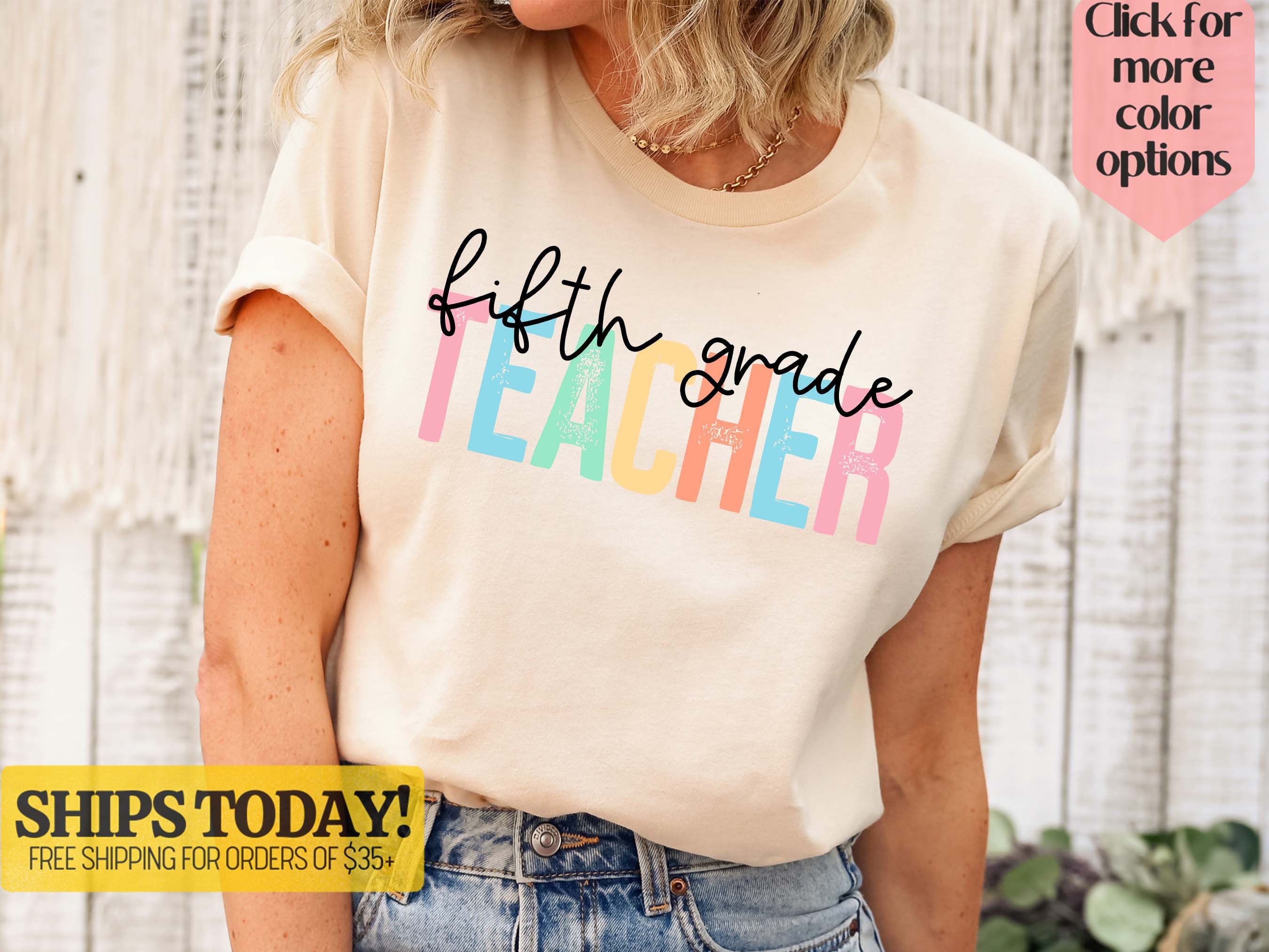 Fifth Grade Teacher Shirt 5th Grade Teacher Teacher Shirt - Etsy