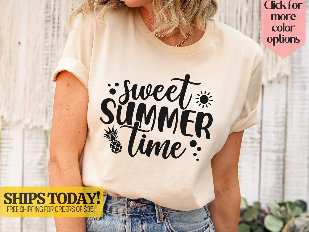 Sweet Summer Time Shirt, Summer Shirts, Summer Vacation T-shirts, Cute ...