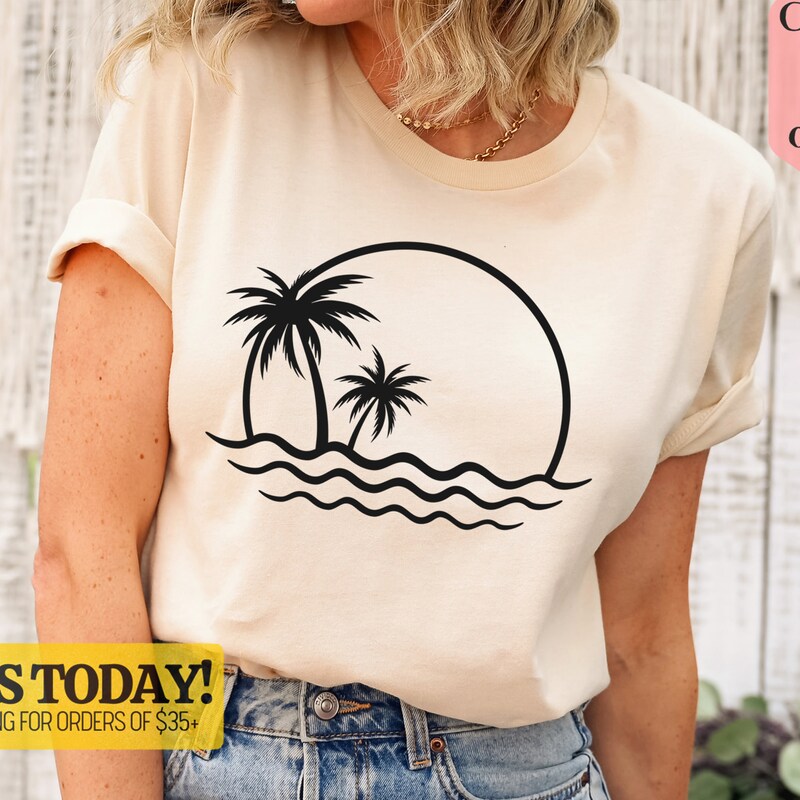 Palm Tree Shirt - Etsy