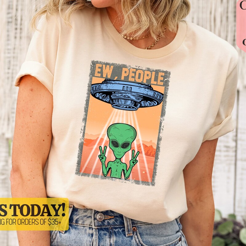 Alien Shirt - Etsy