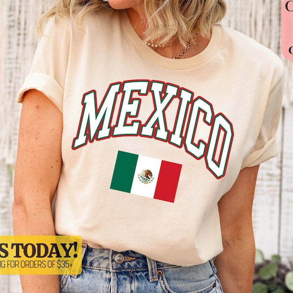 Mexico Flag Colors on Shirt - Etsy
