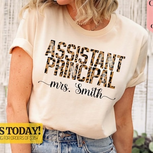 Personalized Assistant Principal Shirt, Assistant Principal Shirt ...