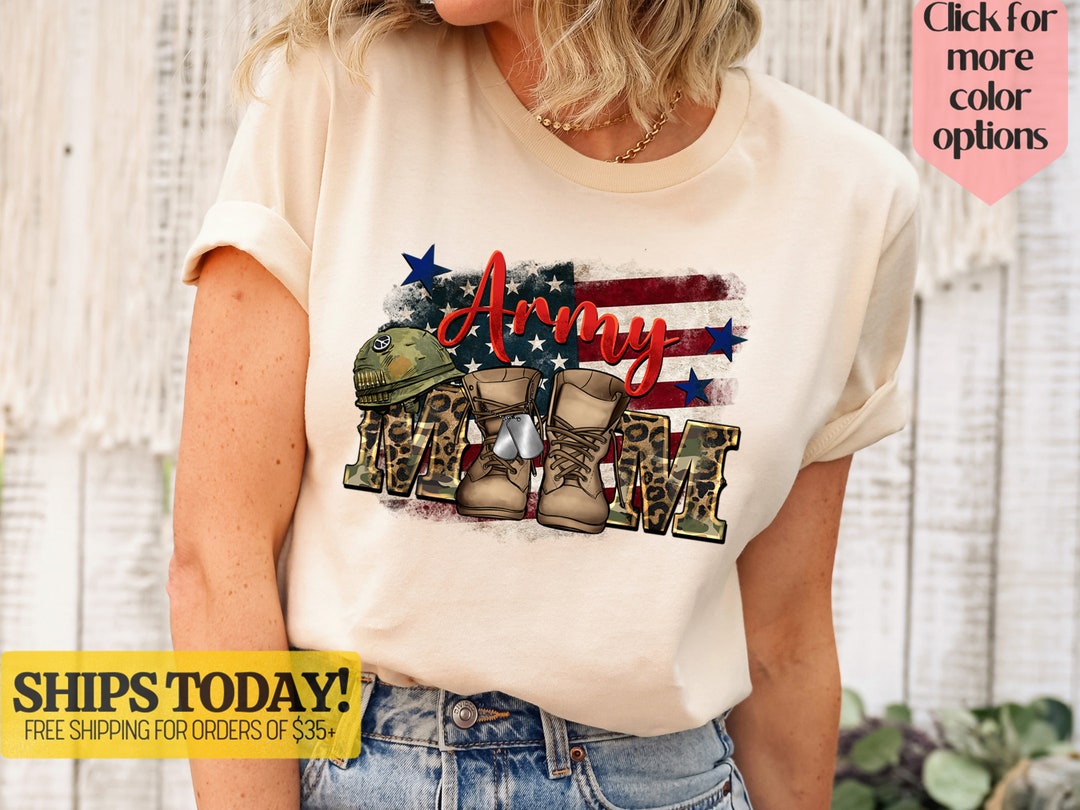 Army Mom Shirt, Army Family Day Shirt, Mothers Day Gift, Army Family ...