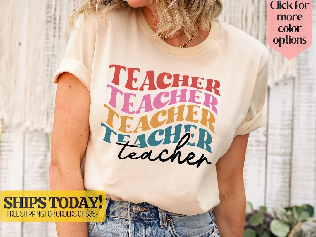 Teacher Shirts, Teacher Appreciation, Teacher Gifts, Peace Love Teach ...