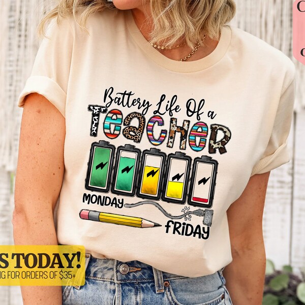 Battery Life of Teacher Svg - Etsy