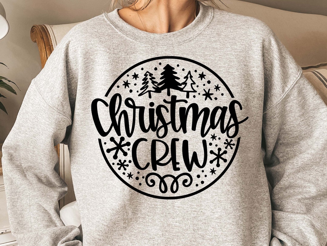 Christmas Crew Sweatshirt, Christmas Party Sweatshirt, Christmas Gift ...