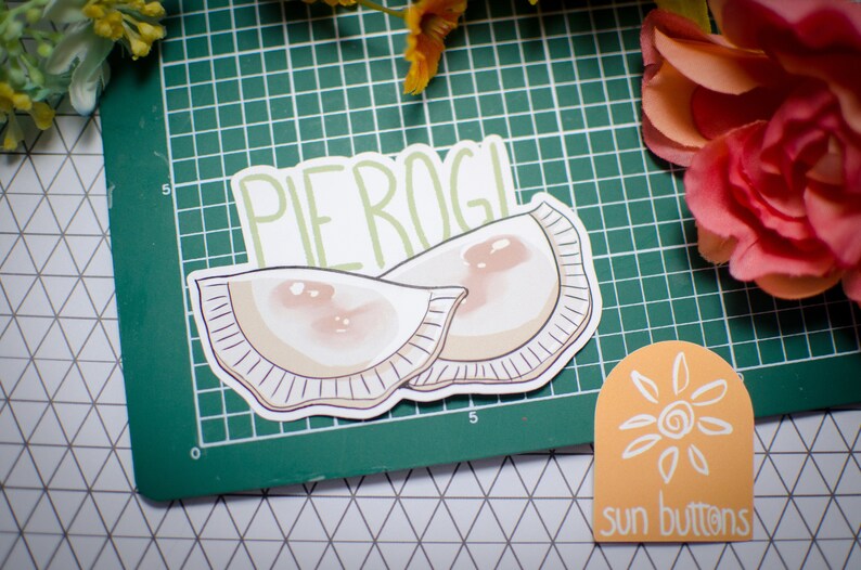 WEATHERPROOF Sticker Pierogi - Etsy