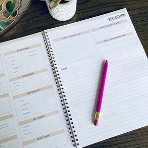 30 Day Guided Ramadan Planner and Journal 8.5x11 Inches Blue Mosaic ...