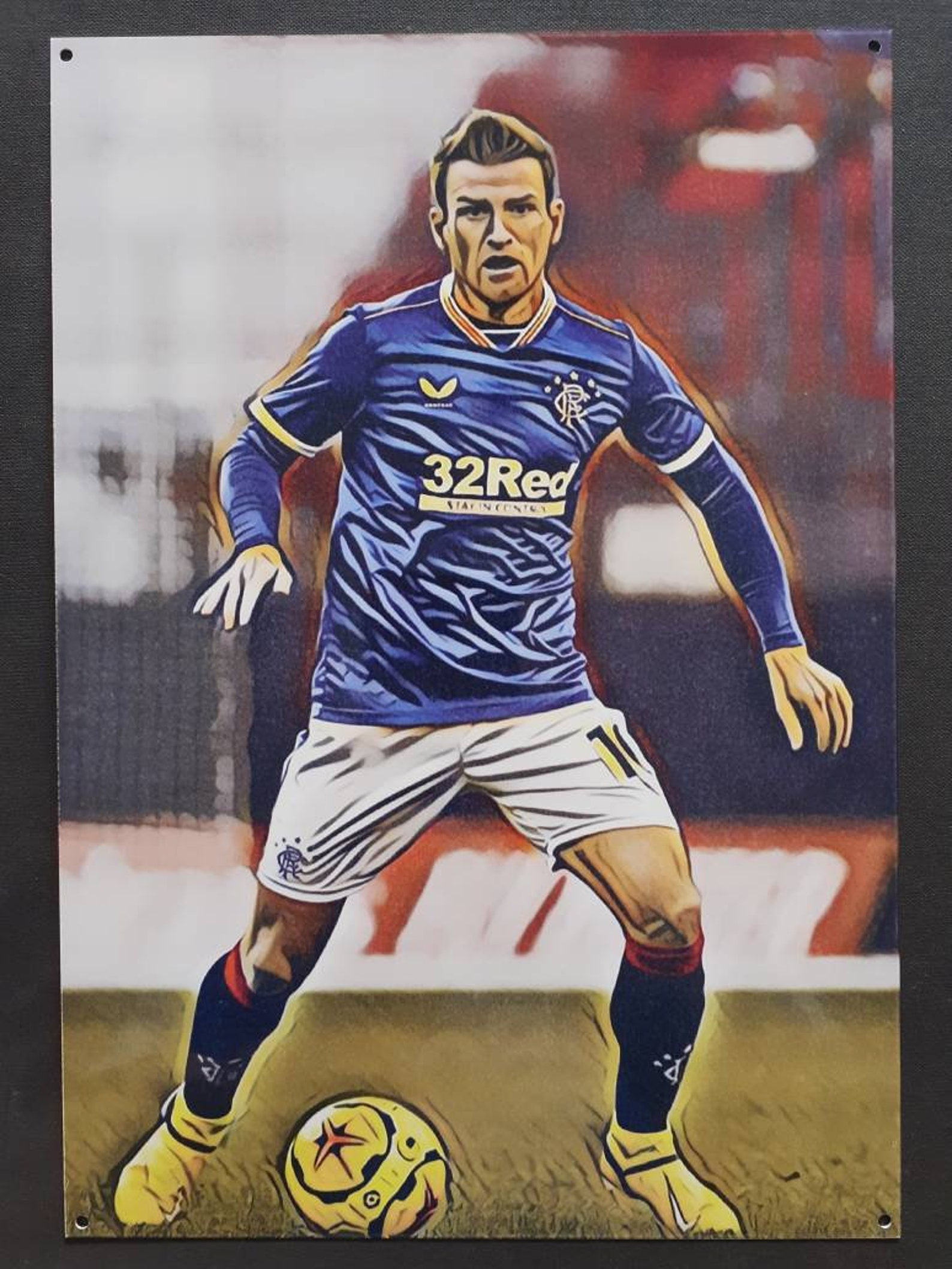 Glasgow Rangers Vintage Metal Print Poster Man Cave Retro Rare | Etsy